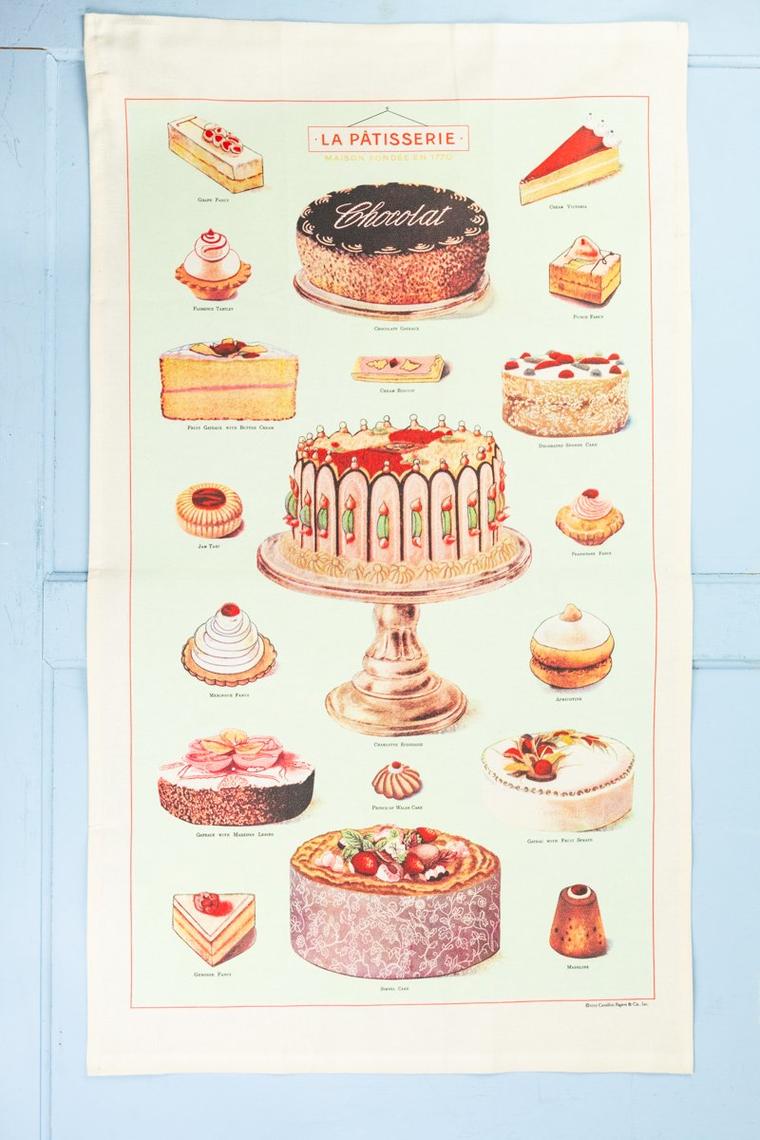 La Patisserie Tea Towel | Posh Chicago | Chicago, IL