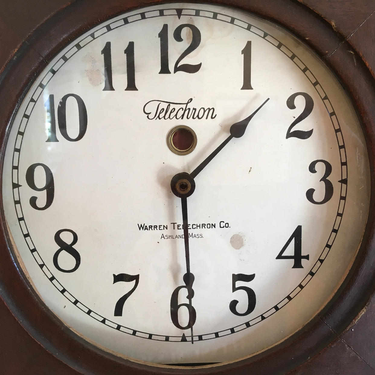 1920s Telechron Wall Clock 11 Inch Model 101 Wood Case | Deco2Go ...