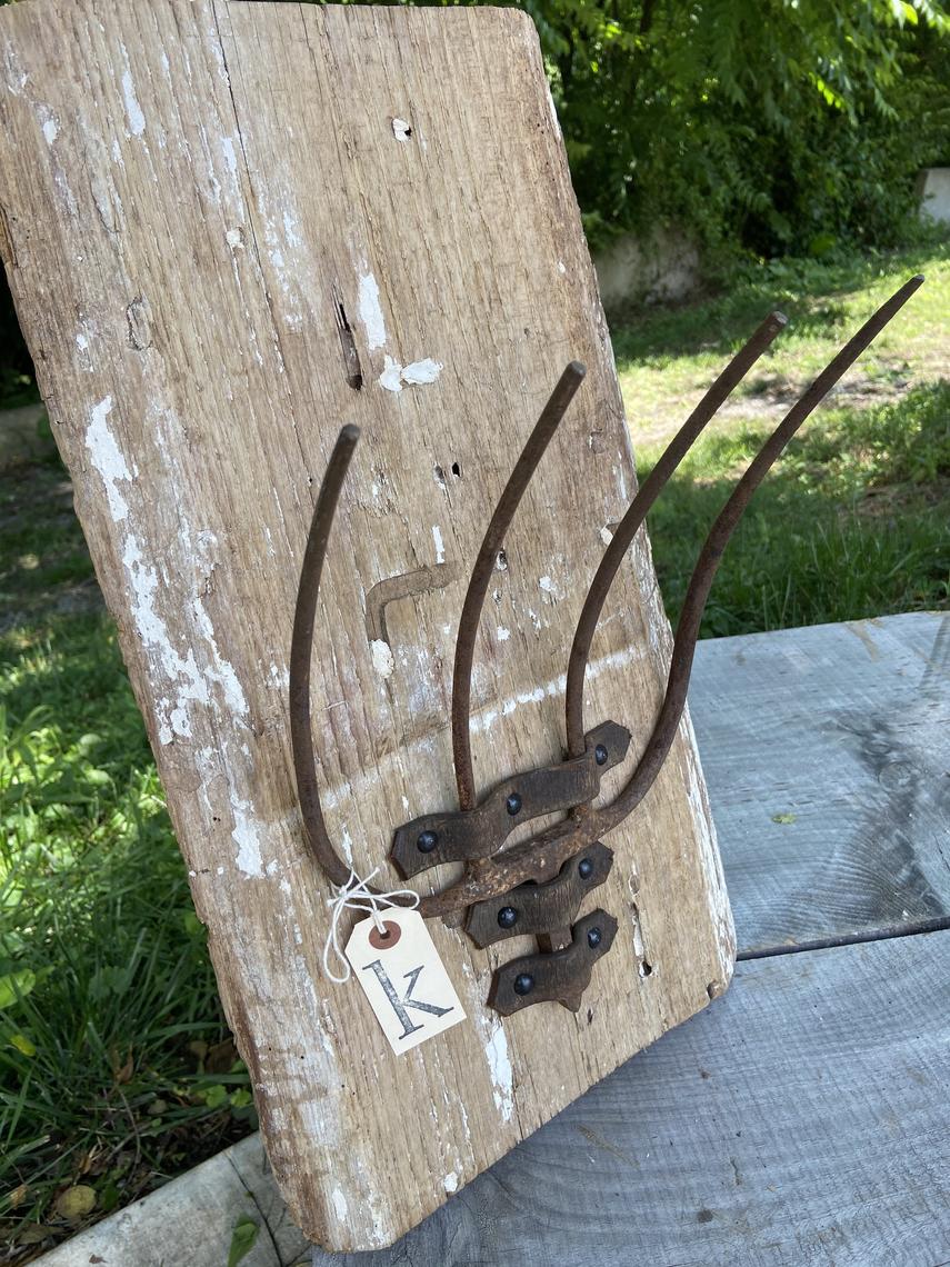 Repurposed Pitchfork and Horse Tack Display | Chartreuse & Co ...