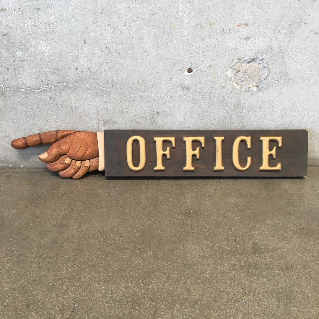Vintage Office Sign | Urban Americana (Home Decor) | Long Beach, CA