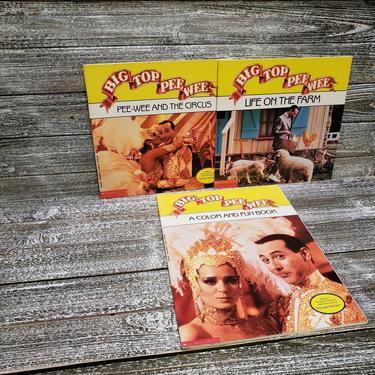 Vintage Pee Wee Herman Books, Paul Reubens, Big | A GoGo Vintage ...