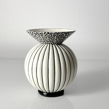 Vintage Signed Michael Duvall Postmodern Ceramic Vase 1980s | 20c ...