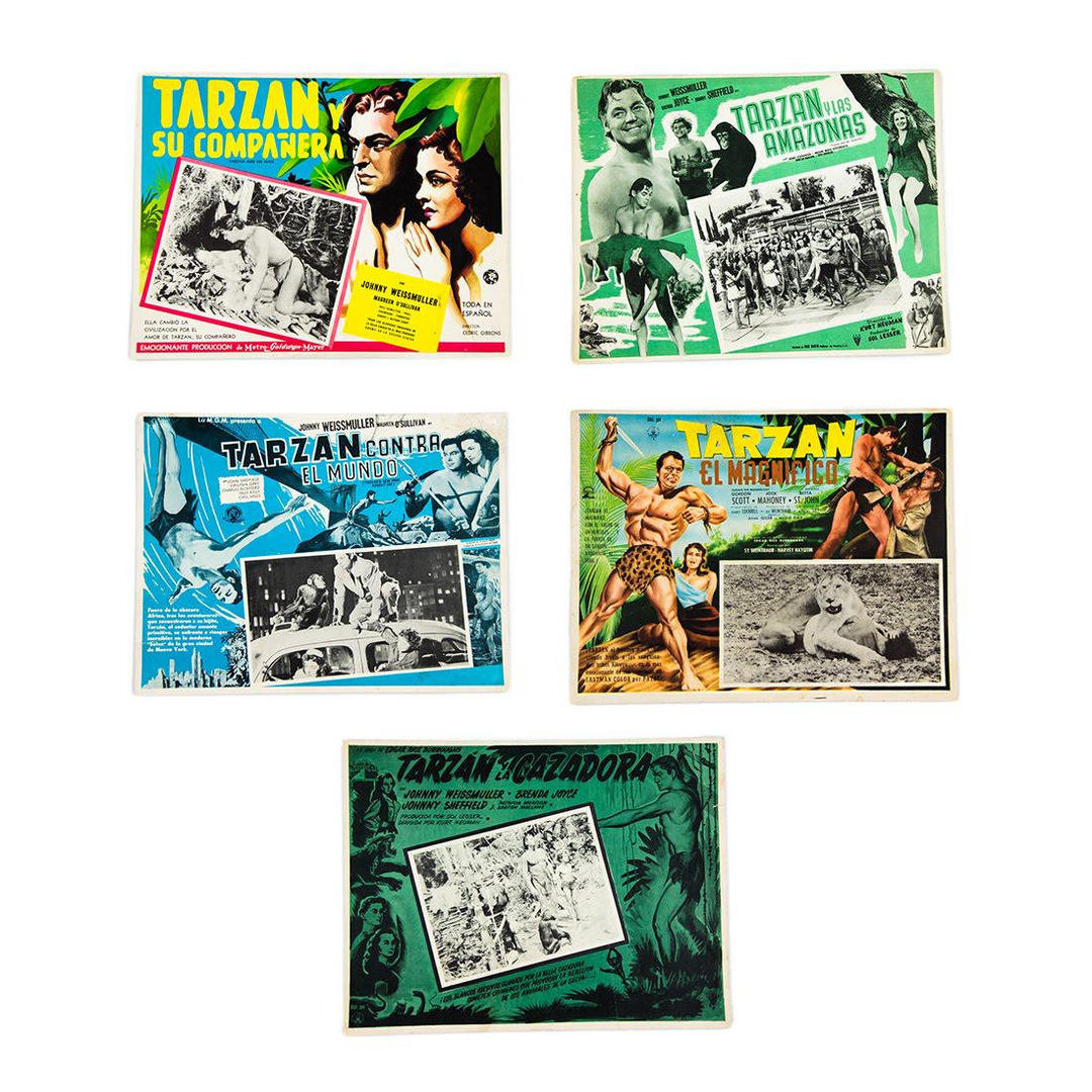 Original Tarzan Film Movie Posters in Spanish | Bluff St Props ...