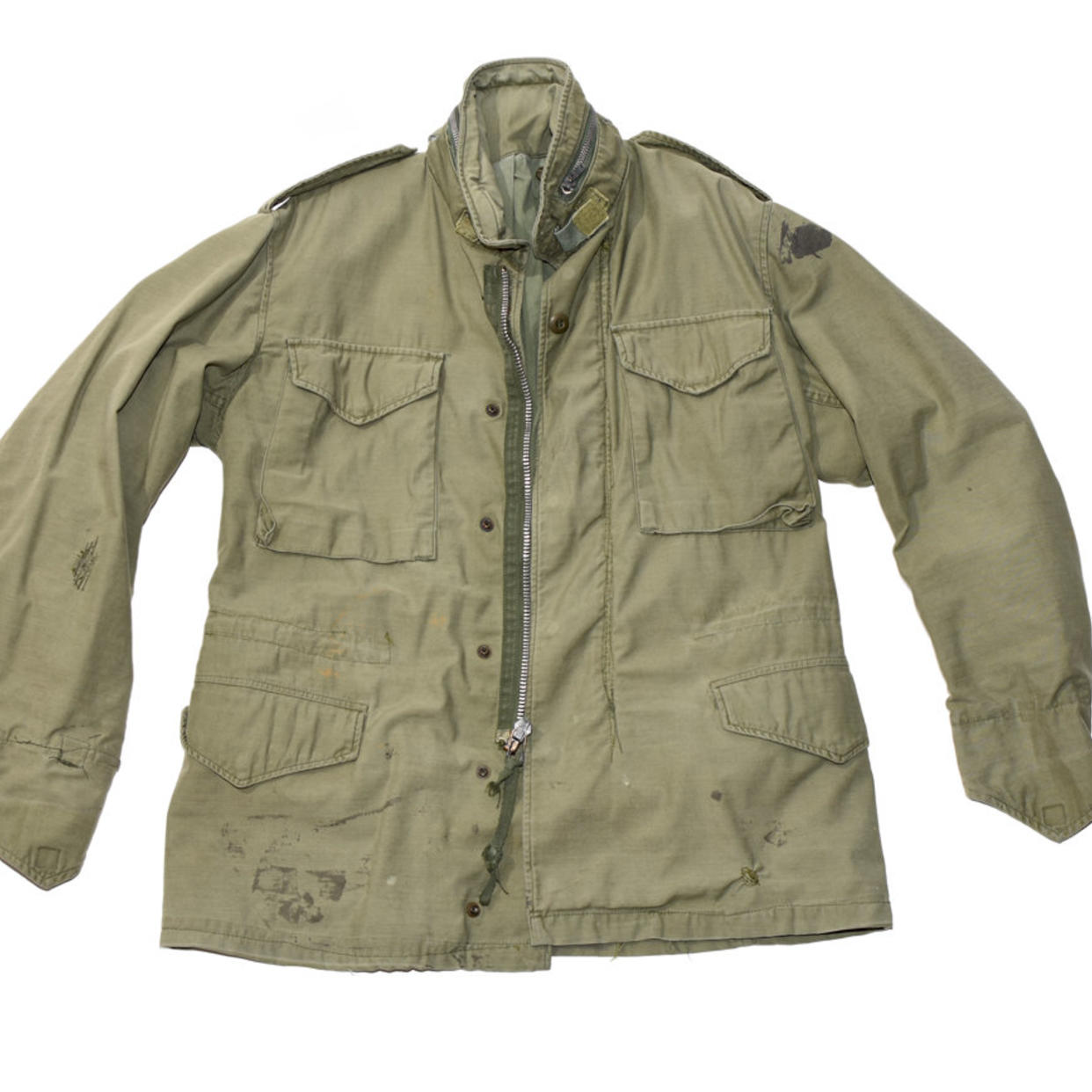 M65 Field Jacket Silver Zipper Stencil | Wesley Supply - Chicago, IL ...