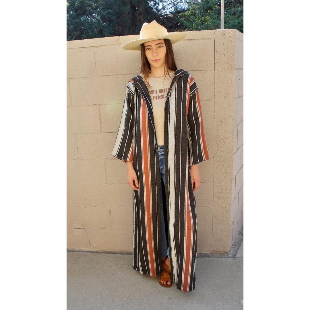 Baja Serape Jacket // vintage dress shirt boho cardigan hippie woven ...