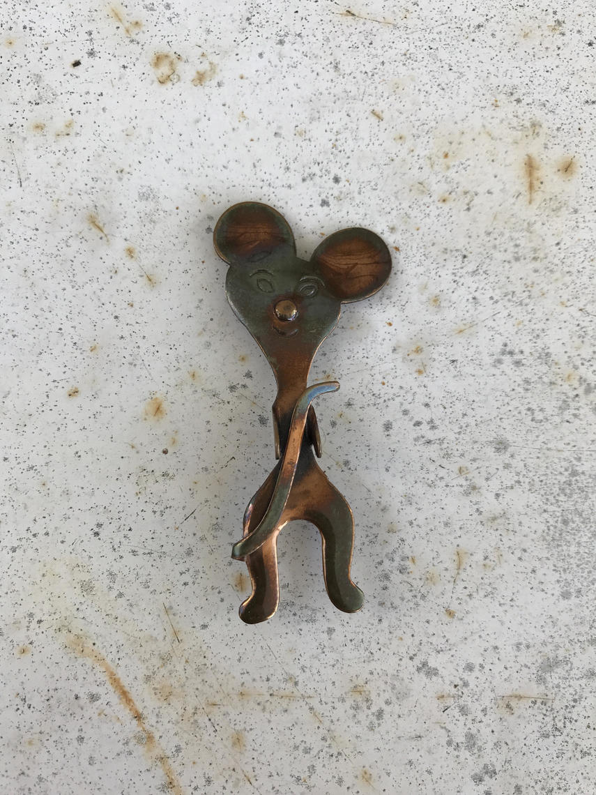 Vintage Copper Brooch / Copper Pinback / Southwestern Tourist Jewelry ...