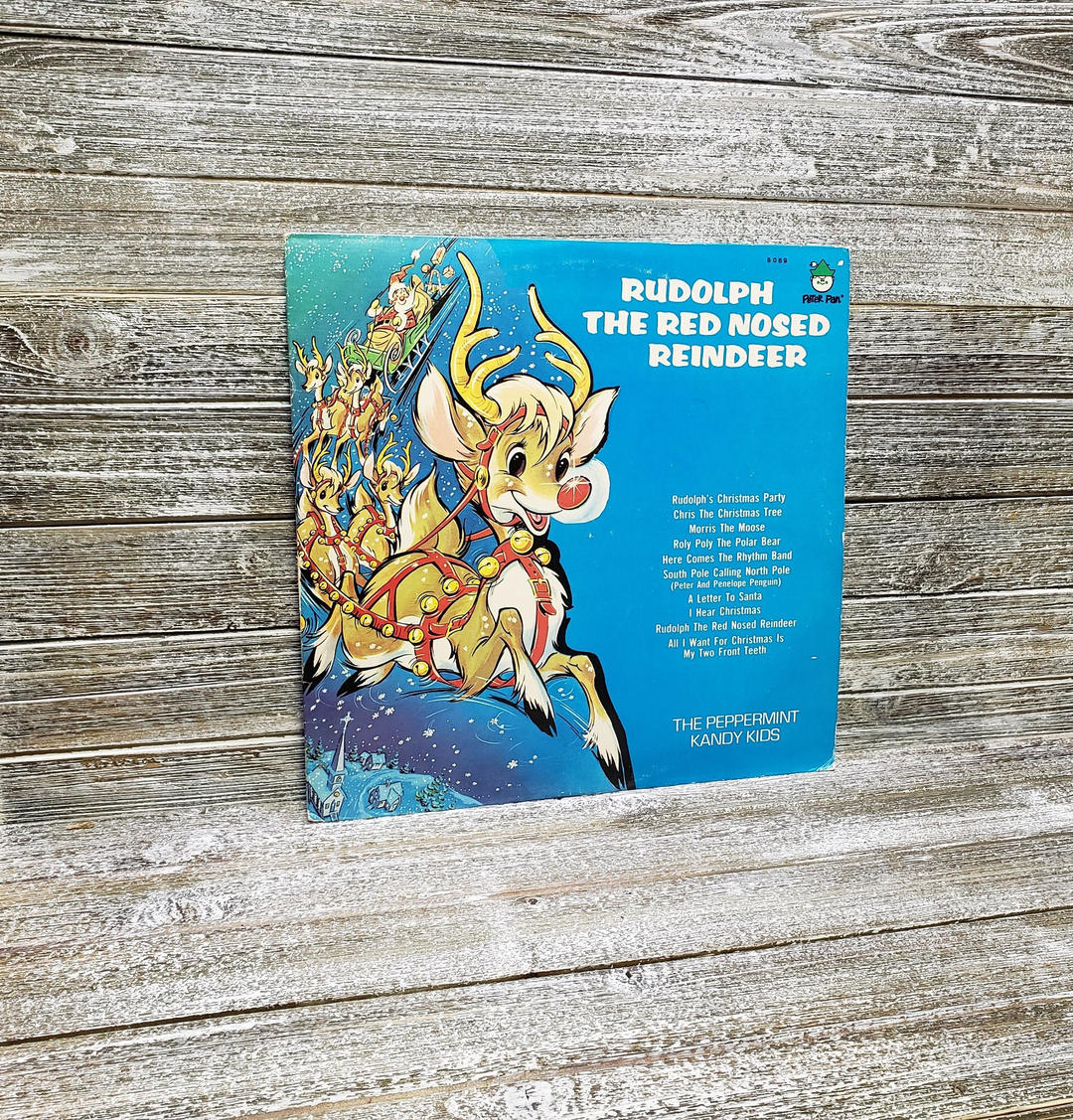 Vintage Rudolph the Red Nosed Reindeer Record 33 1/3, Peter Pan Records ...