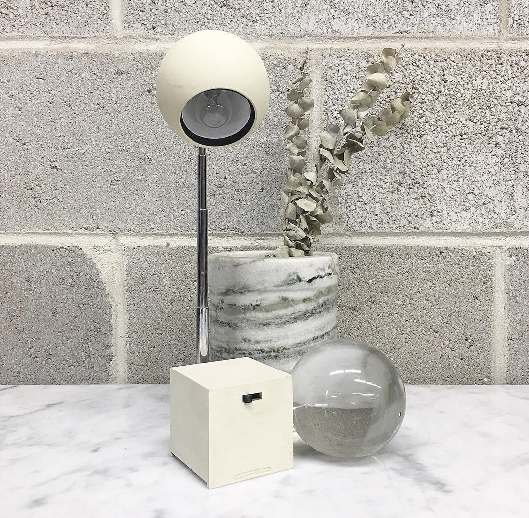 Vintage Desk Lamp Retro 1970s Michael Lax + Lightolier + Lytegem ...
