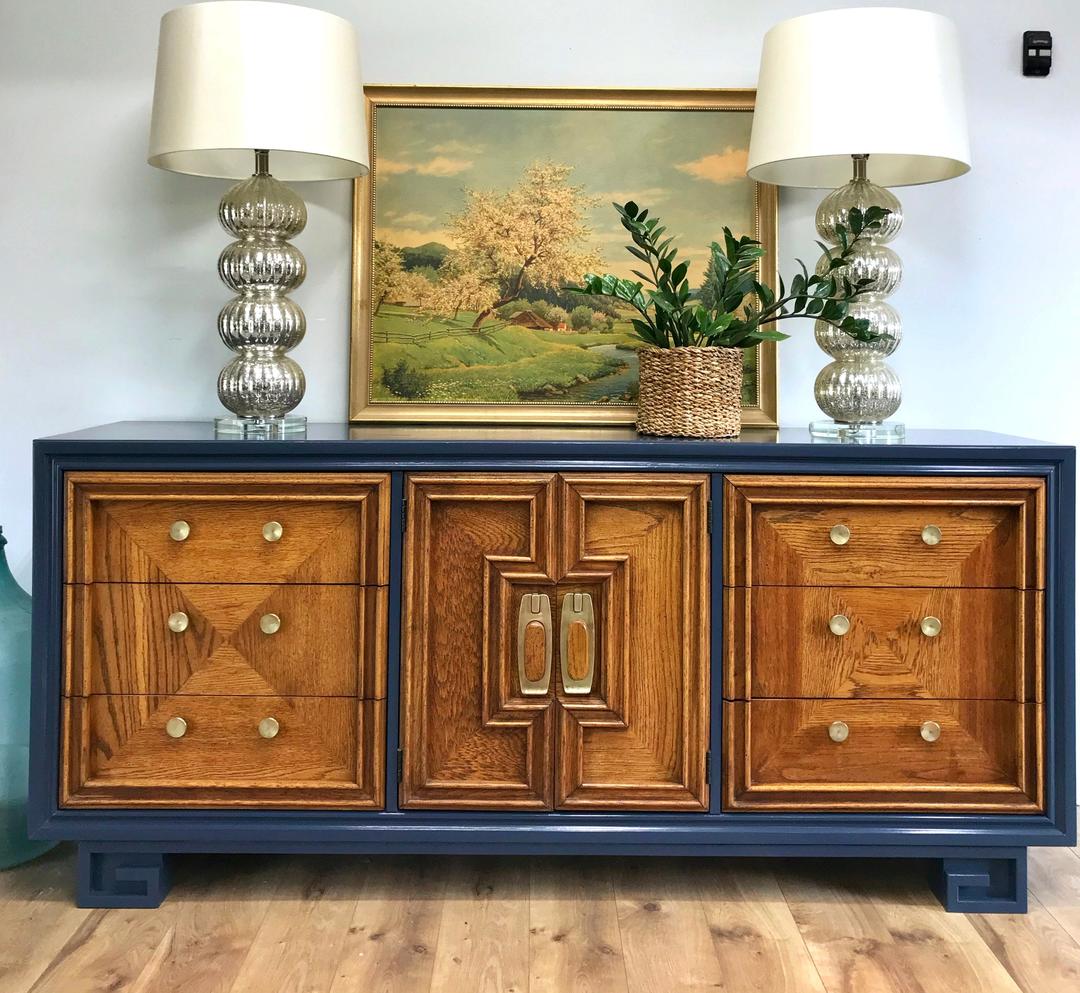 CUSTOMIZABLE BUFFET - Navy Blue Buffet | Julie Simple Redesign | Grand ...