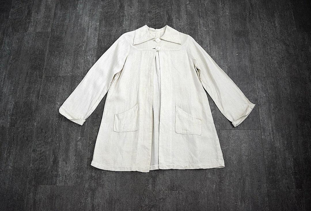 1930s linen jacket . vintage 30s smock jacket | Blue Fennel | San ...