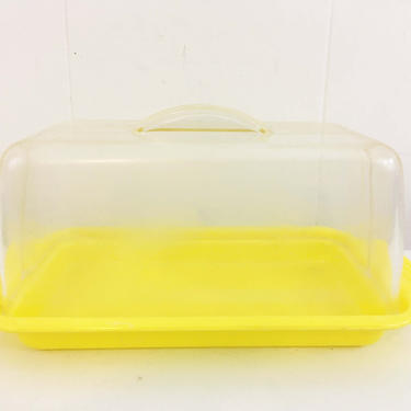 Vintage Lustro-Ware Butter Dish Retro Yellow Sunshine Clear | Check ...