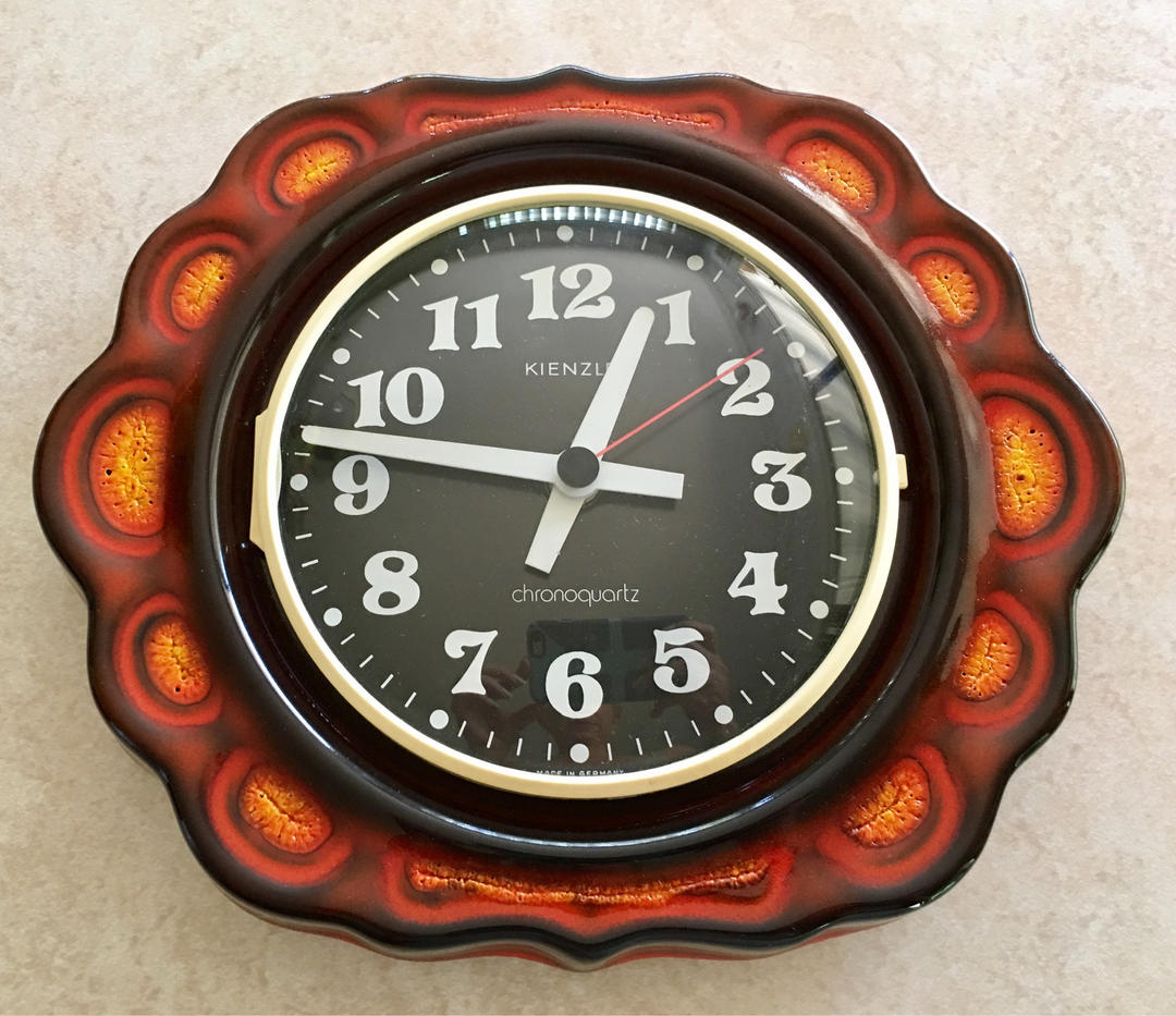 Fat Lava Wall Clock, Kienzle Clock, Mid Century Wall Clock, | Dadacat ...
