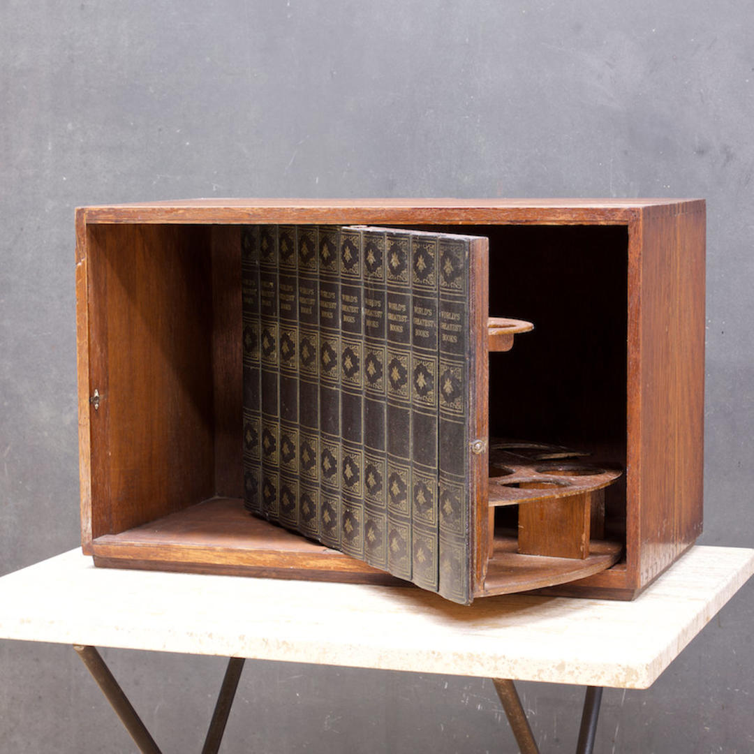 Hidden alcohol cabinet store