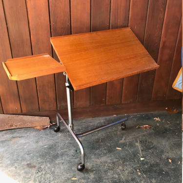 Danish Adjustable Rolling Reading Computer Table Car Danecastle | Brain ...