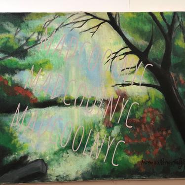 Vintage Landcape Oil Painting Signed Norman Pomerantz | 20" W x 16"H ...