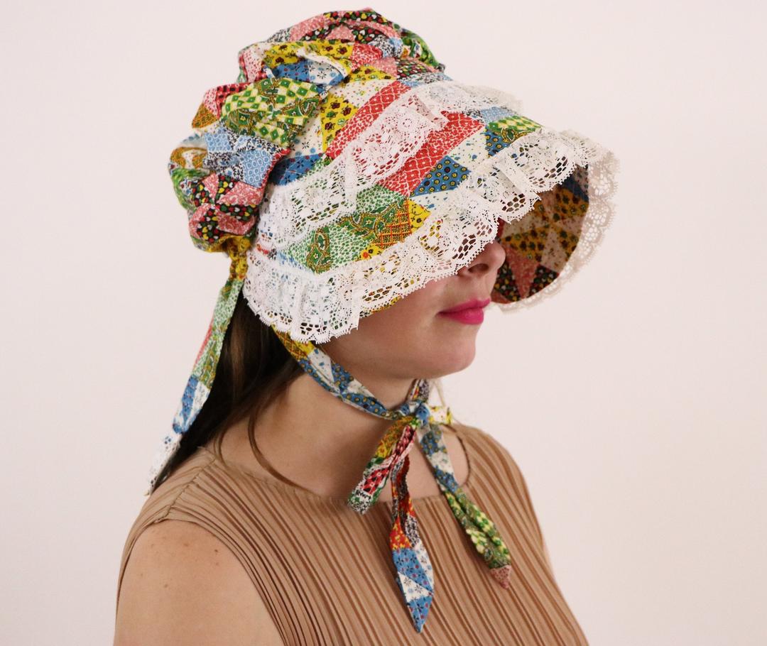 Halloween Bonnet/Holly Hobbie Bonnet/Prairie Girl Bonnet/Prairie Girl ...