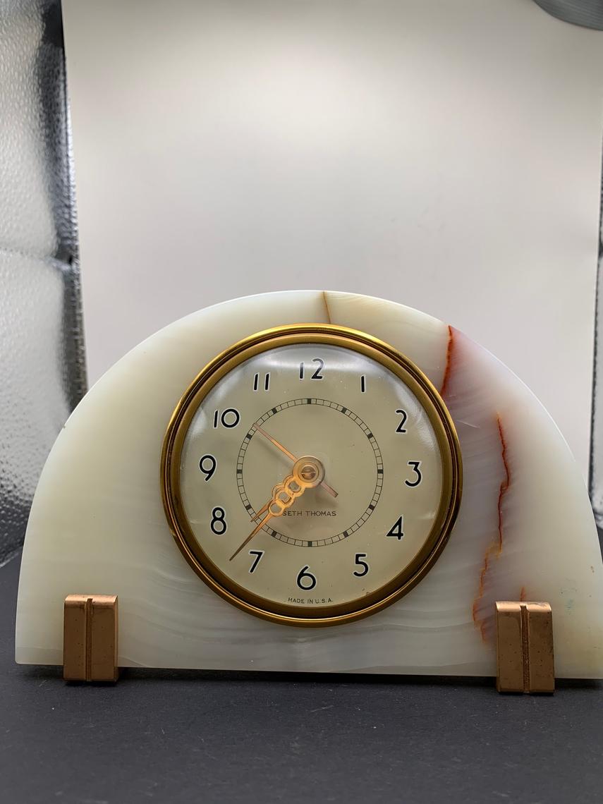 1960s Brass and Quartz Electric Clock In Working Condition | MOB ...