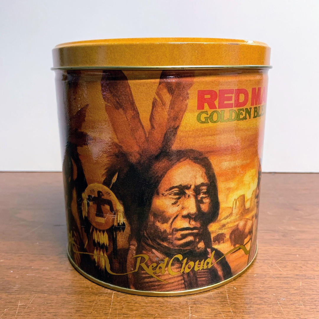 Vintage Red Man Tobacco Golden Blend 1988 Tobacco Tin | Over the Years ...