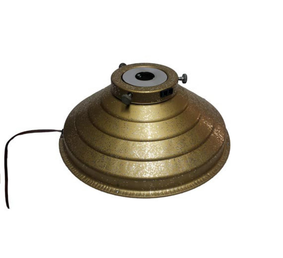 Vintage Christmas Tree Stand - Vintage Rotating Gold Tree Stand, | A ...