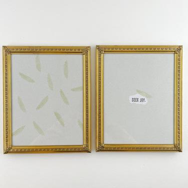 Vintage Gold Metal Picture Frames, 8 x 10 Ornate Brass | Pebble Creek ...