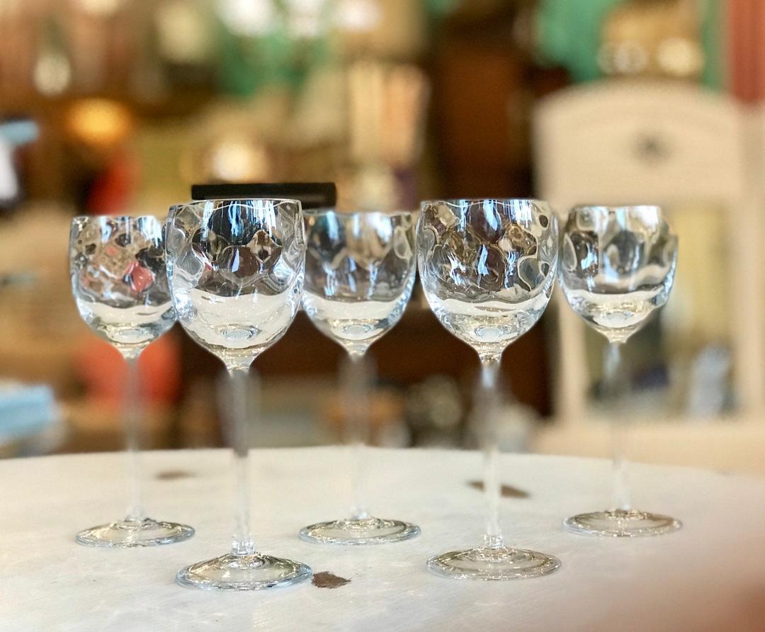 Cascade Glass Cordial Glasses - Set of 5 | Antique to Chic | Chicago, IL