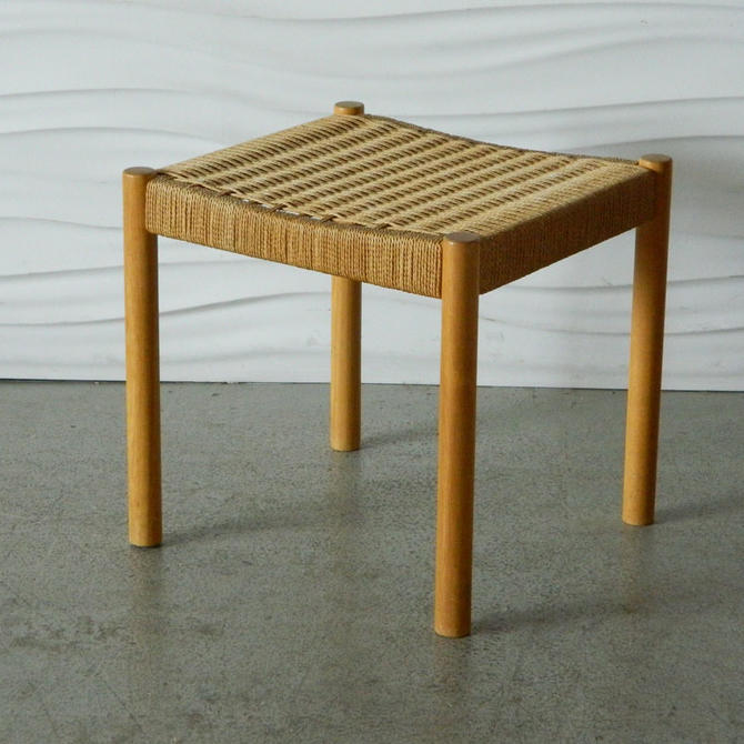 HA-16250 Roped Birch Stool | Home Anthology | Baltimore, MD