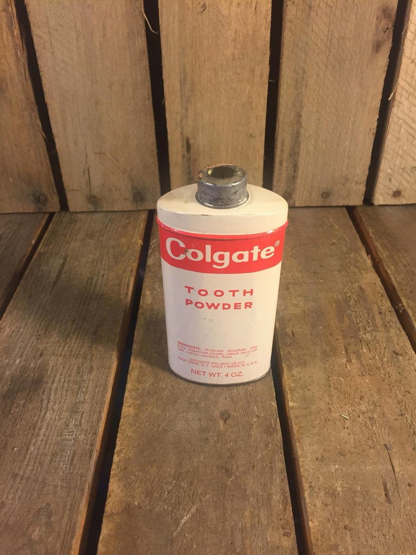 Vintage Colgate Tooth Powder Tin | Up the Antique Co | Boston