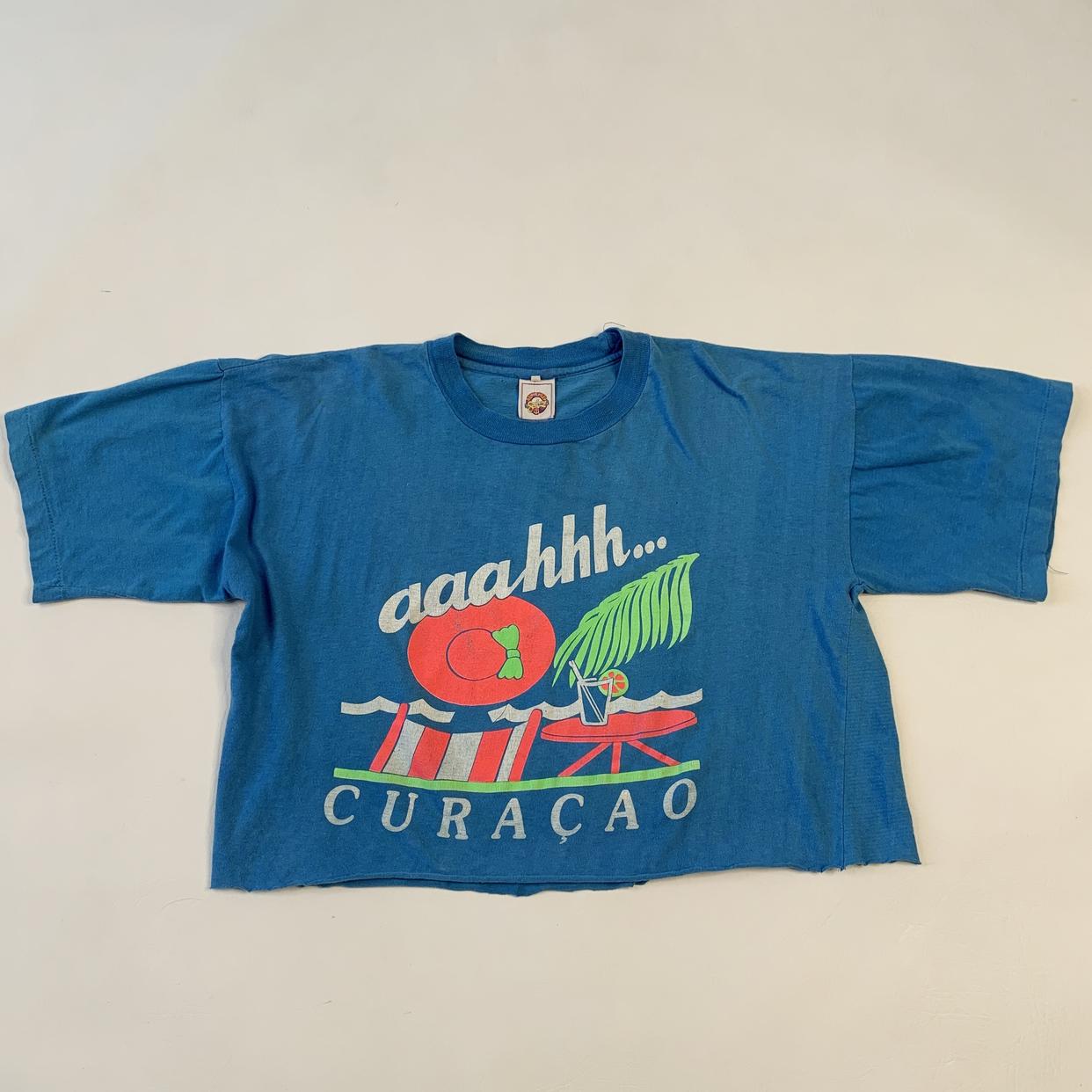 Super Soft 1980's Cropped Aaah Curaçao Tee | Prototype Vintage - Austin ...