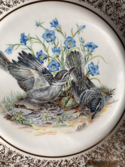 Collectible Plates Art & Collectibles Lenox Boehm Mocking Birds Plate ...