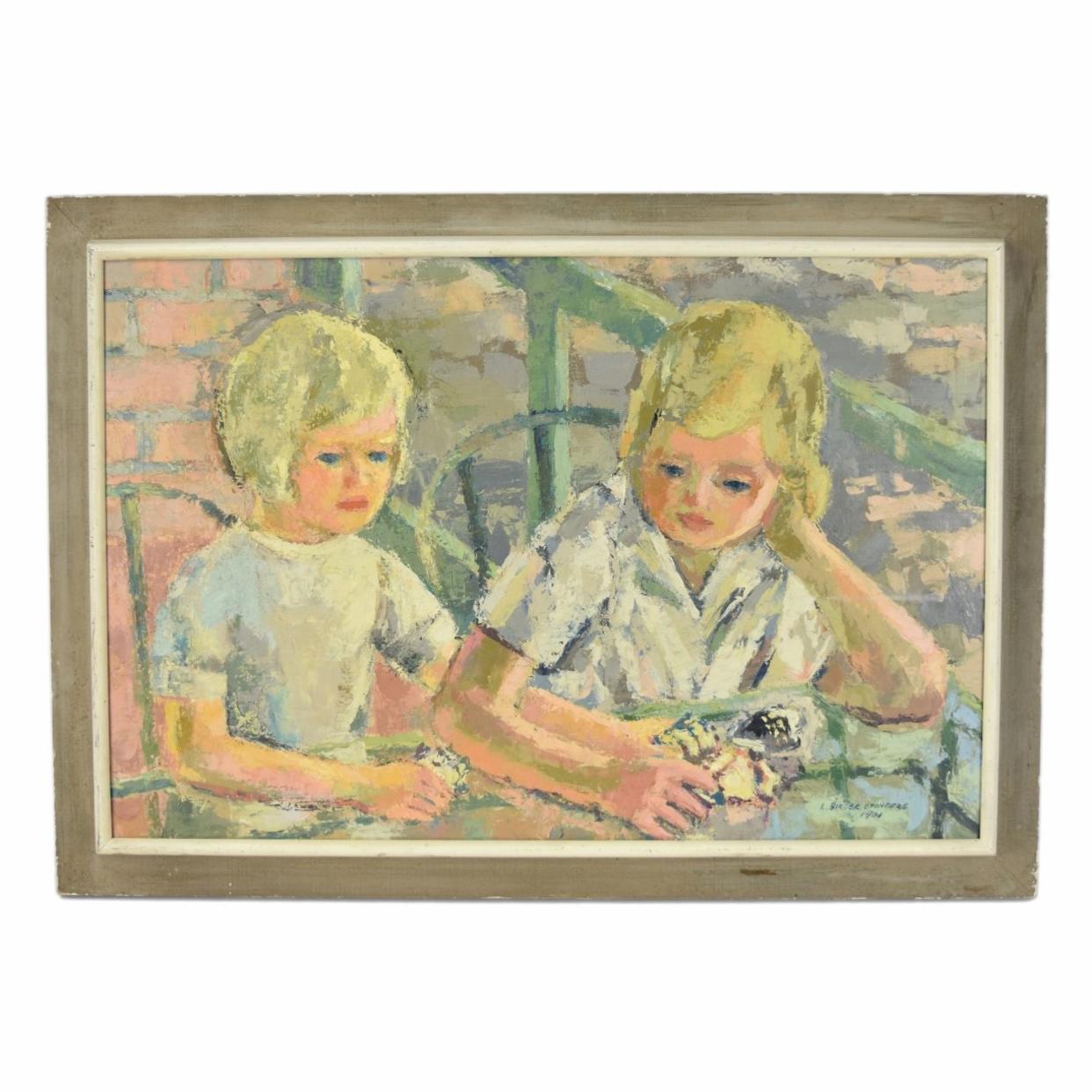 Vintage 1960’s Lars Birger Sponberg Oil Painting Two | Prairieland Art ...