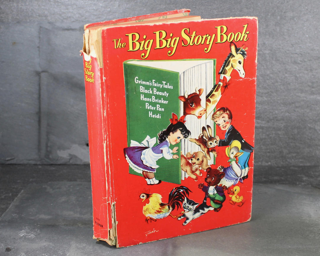 Big Big Storybook - 1941 Vintage Children's Book - Black Beauty ...