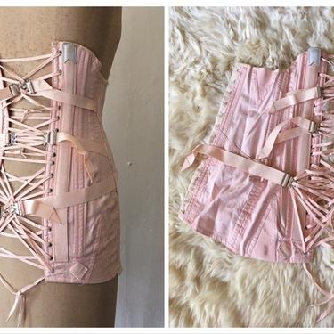 vintage 40s blush pink CAMP corset - pink | Age of Mint - Philadelphia ...