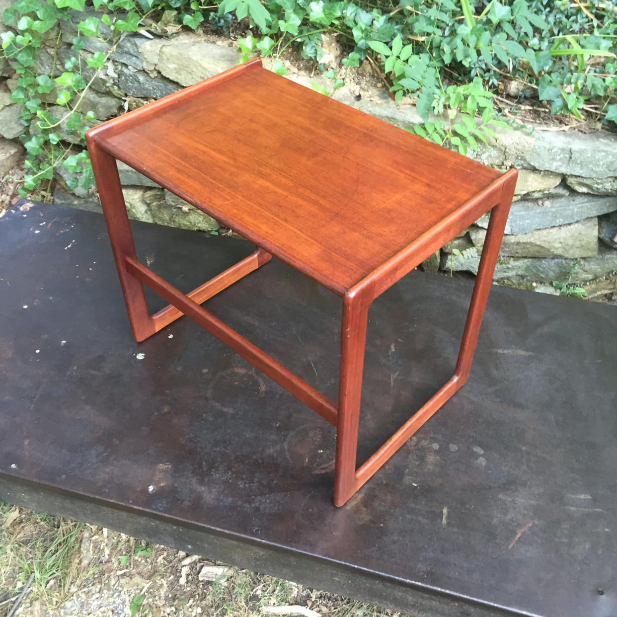 Danish Teak TV Tray Side Nesting Table | Cabin Modernist - Takoma Park ...