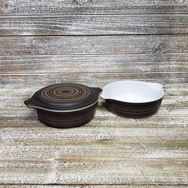Vintage Terra Pyrex, Pyrex Casserole Bowls, 471 Matte Brown | A GoGo ...