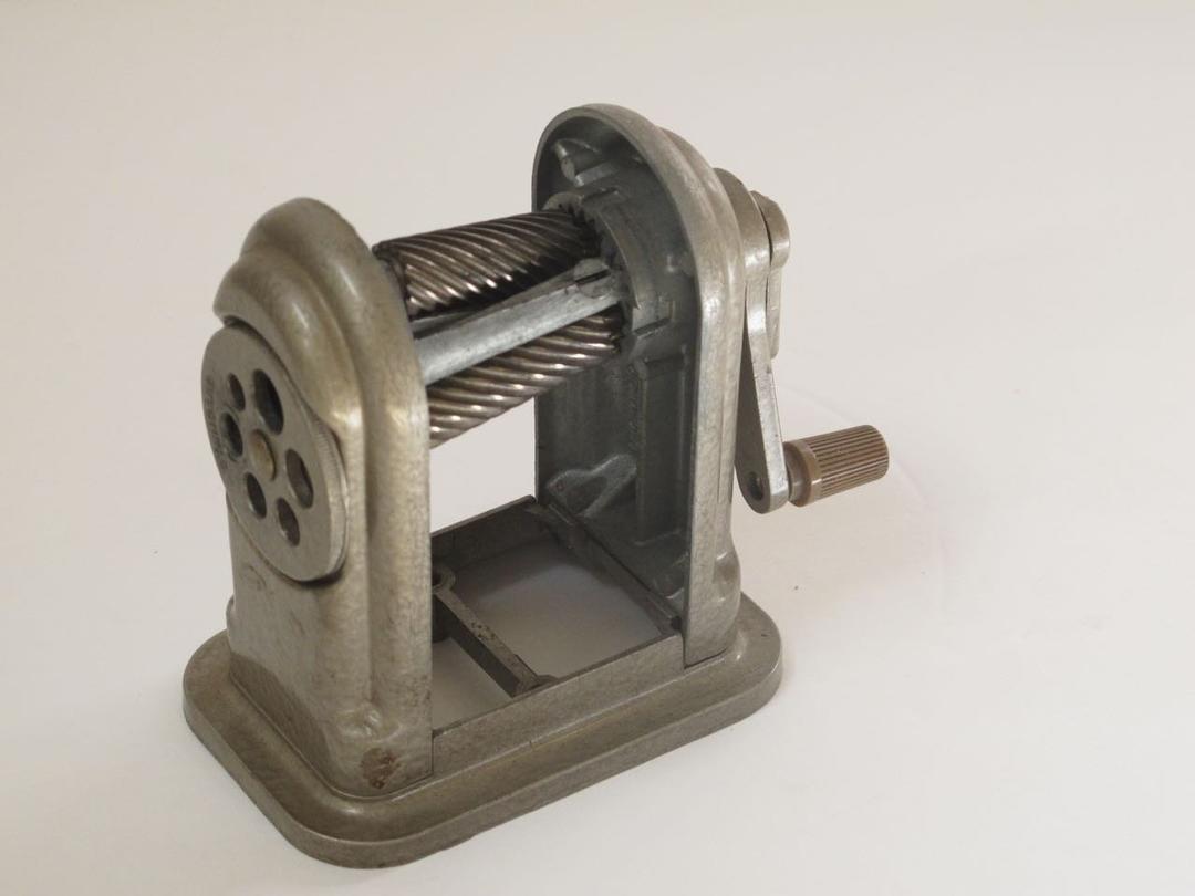 Vintage Pencil Grinder Old School Sharpener Industrial Metal Carpenter ...