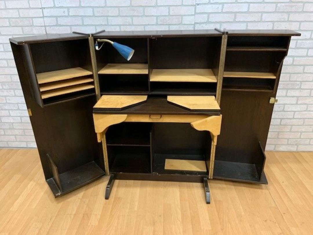 Mid Century Modern Modern Magic Box Compact Home Office Desk | Vintage ...