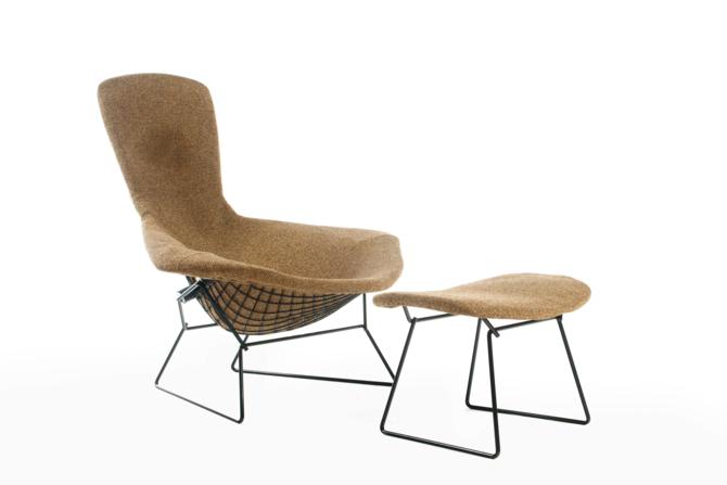 Knoll Womb Chair and Ottoman from Reside of Cambridge, MA | ATTIC