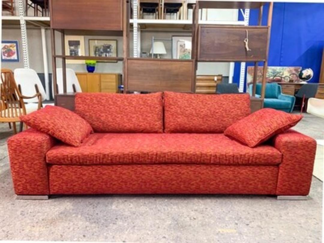 Red Contemporary Sofa | Midcentury Furniture Warehouse of Philadelphia ...