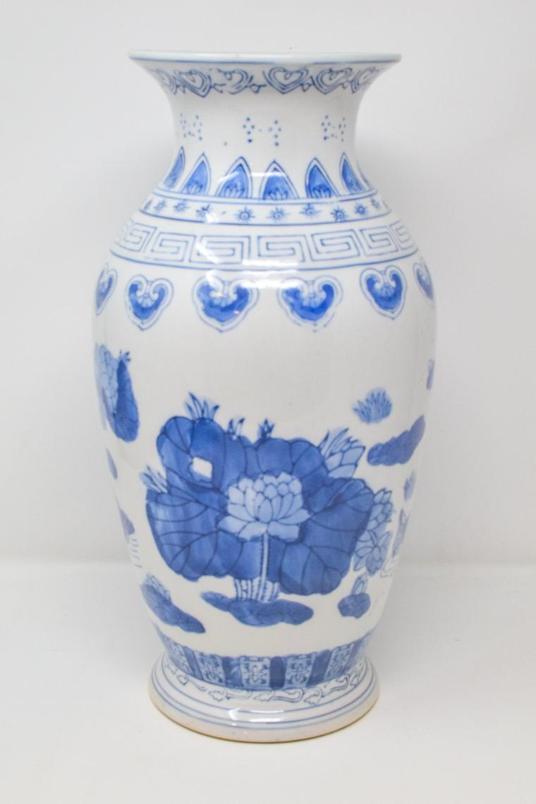 Vintage Blue and White Asian Vase | Capitol Vintage Charm | Capitol ...