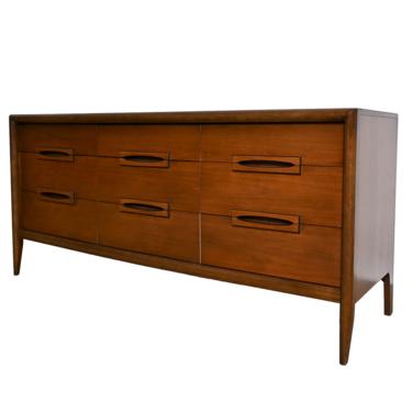 Walnut Long Chest Bassett Furniture Outlook Collection Bedroom Set Mid ...