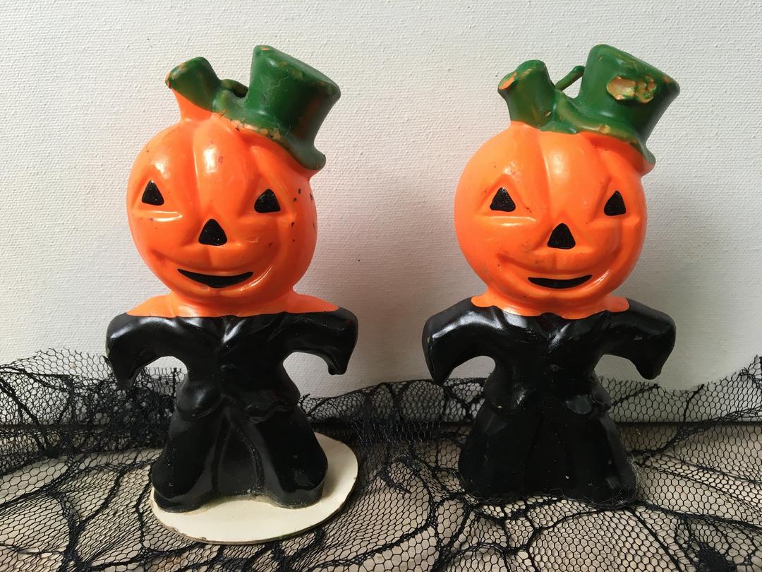 Vintage 5" Gurley JOL Men Candles, Jack O Lantern Man | Luckduck ...