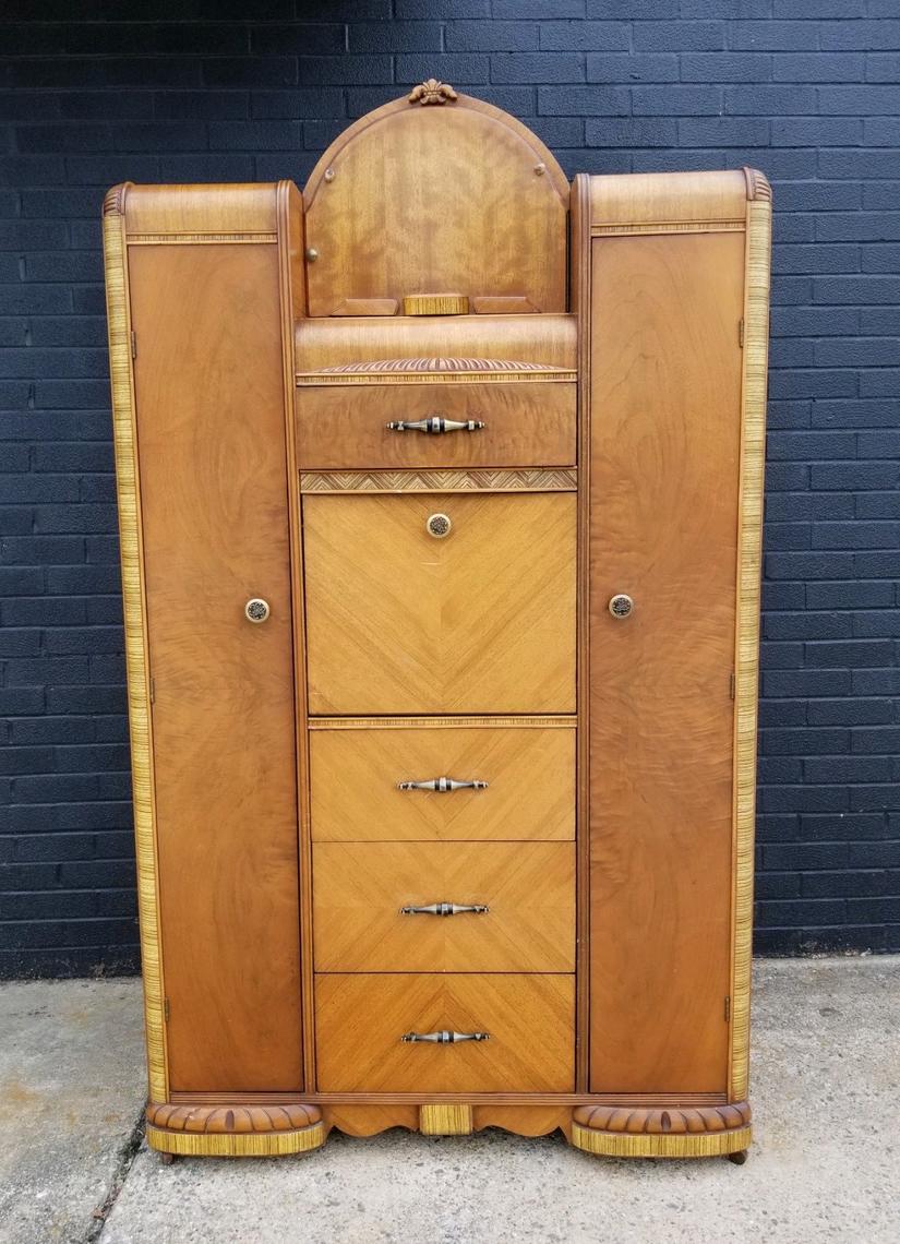 Art Deco Waterfall Chifforobe Wishbone Reserve Baltimore MD