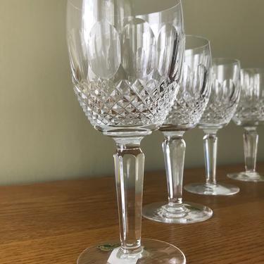 Waterford Crystal Wine Goblets Colleen Pattern | Raven Pear Vintage ...