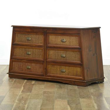 Pier 1 Imports British Colonial Coastal Pyramid Dresser | Loveseat (San ...