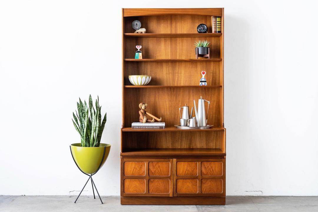 Parker Knoll Mid-Century Modern Bookcase | Former Modern | Las Vegas, NV