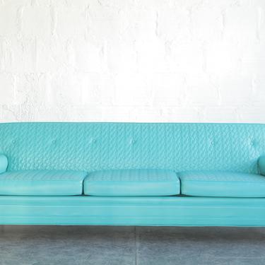 Blue Mid Century Sofa | The Good Mod - Portland, OR | ATTIC