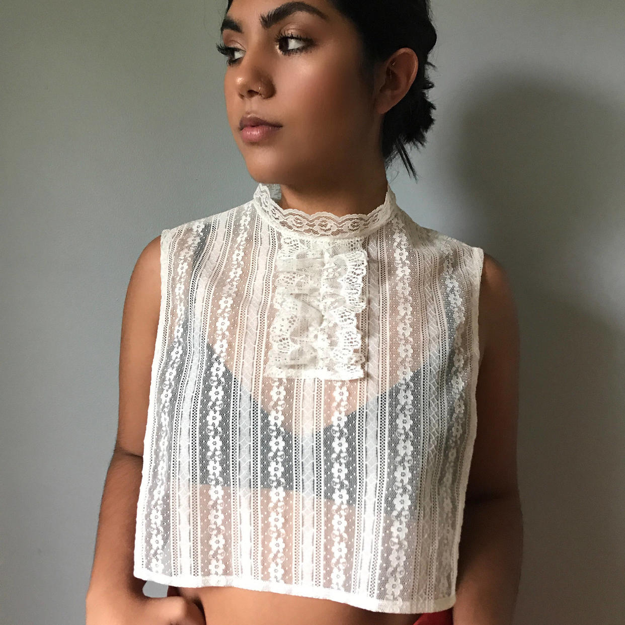 Vintage Cream Lace Dickey | Speak Vintage | Washington, DC