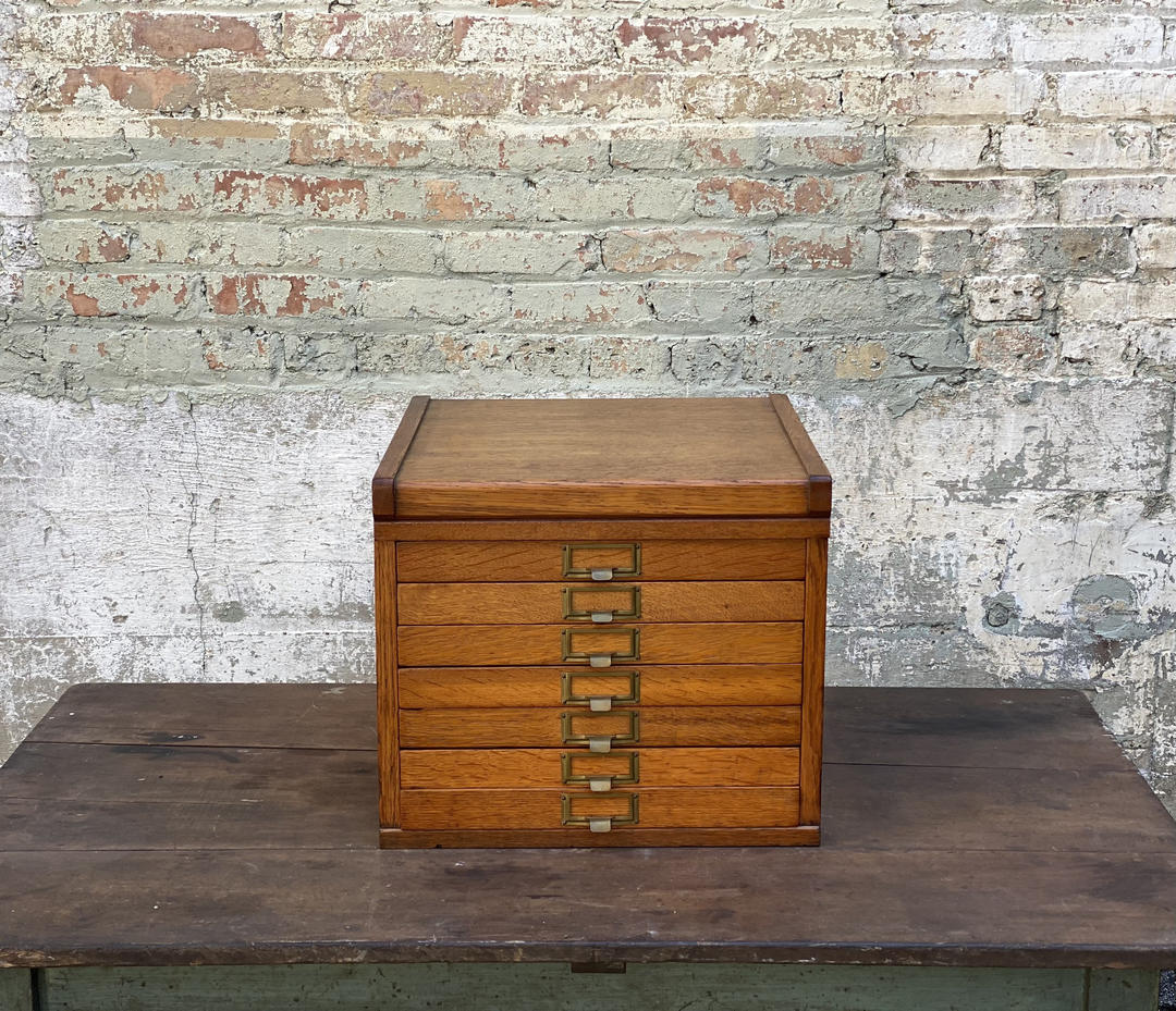 Antique Oak Paper Tray Filer Office Cabinet | North Grove Antiques ...