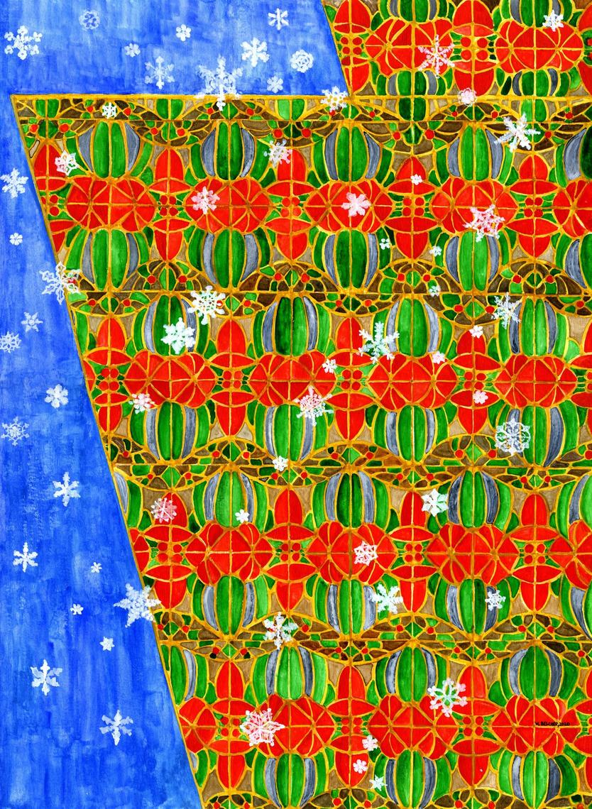 Holiday Cards: Amaryllis and Holly as Imagined in the Ironwork | Mary ...