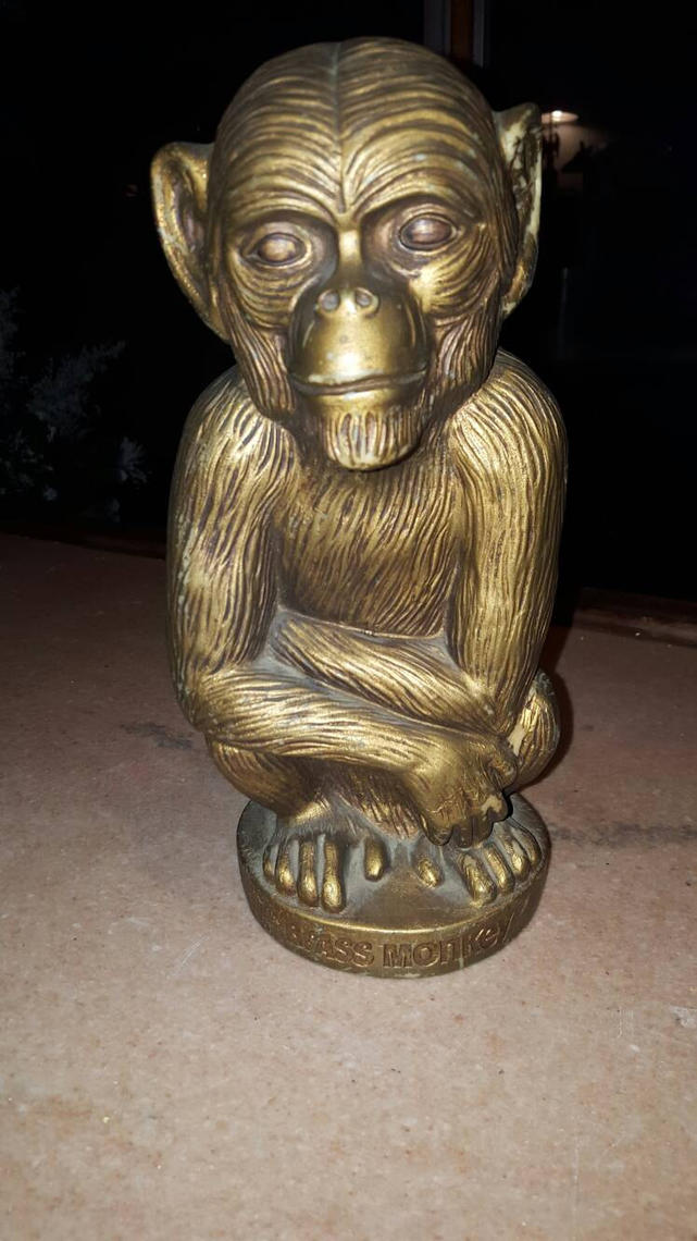 Vintage Brass Monkey plastic Coin Bank | MOB Vintage | Kensington ...